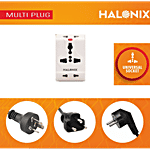 Buy Halonix Add-On Xtend Mini Multi Plug Universal Socket, LED Indicator Online at Best Price of ...