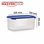 Buy Mastercook PP-251 Bread Container - Small, Clear, Blue Online at ...
