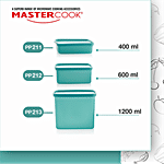 Buy Mastercook PP-211, PP-212, PP-213 Container Combo Set - Blue Online ...