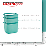 Buy Mastercook PP-211, PP-212, PP-213 Container Combo Set - Blue Online ...