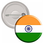 Buy CS Indian National Flag Lapel Pin Badge Brooch - Round, 5cm, 002 ...