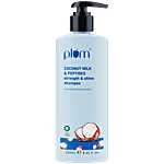 Buy Plum Coconut Milk & Peptides Strength & Shine Shampoo - Nourishes Hair Online at Best Price ...