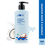 Buy Plum Coconut Milk & Peptides Strength & Shine Shampoo - Nourishes Hair Online at Best Price ...
