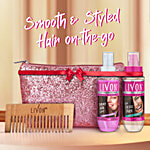 Buy Livon Anti-Frizz Hair Serum Spray & Serum, Comb & Pouch Combo ...