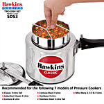 Buy Hawkins Stainless Steel Two-Dish Set - Silver, SDS3 Online at Best ...
