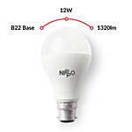 Buy Nippo 12 W Rechargeable LED Bulb Online at Best Price of Rs 429 ...