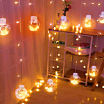 Buy Desidiya LED Lights Decoration - Warm White, 12x12x7 cm Online at ...