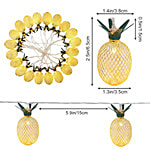 Buy MANSAA Metal Pineapple Shaped String Lights, 10 Pineapples, 2 m, Direct Plug Online at Best ...