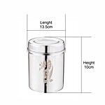 Buy Kitchen Essentials Stainless Steel Deep Dabba - No.10, Laser ...