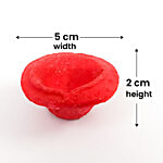 Buy Mangal Bhavan Handicraft Panchgavya Normal Diya Online at Best ...