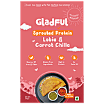 Buy Gladful Lobia & Carrot Chilla Mix - Sprouted Protein Online at Best ...