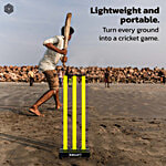 Buy Boldfit Cricket Stumps With Stand & Bails, Plastic Wickets ...
