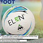 Buy Elan Football - Official Match Rubber Moulded Ball, Full Size ...