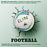 Buy Elan Football - Official Match Rubber Moulded Ball, Full Size ...