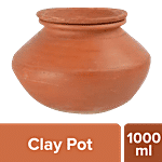 Buy Mitti Man Traditional Terracotta Earthen Mitti Clay Handi - With ...