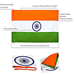Buy Creative Space National Flag Indian Flag, Tiranga Jhanda, 30X1X57 ...
