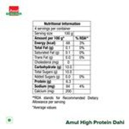 Buy Amul High Protein Dahi - Probiotic Online at Best Price of Rs null ...