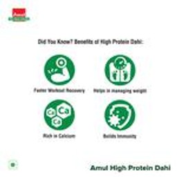 Buy Amul High Protein Dahi - Probiotic Online at Best Price of Rs null ...