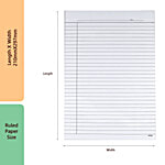 Buy Oddy Project Sheets Ruled 140 GSM A4 Online at Best Price of Rs 75 ...