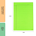Buy Oddy A4 Size Coloured Ruled Sheet For School Online at Best Price ...