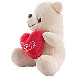 Buy Dimpy Stuff Teddy Bear With Heart - Beige, Love Quote Online at ...