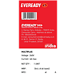 Buy Eveready EverProtect Multiplug i4 With LED Indicator, Fire ...
