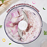 Buy Borosil Chef Delite 300 W Electric Chopper - For Kitchen, Twin ...