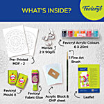 Buy Fevicryl DIY Art of India Lippan Kit - Gift For Children Online at ...