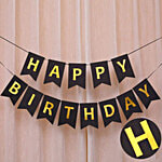 Buy CS Happy Birthday Banner Black & Golden Online at Best Price of Rs ...