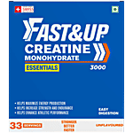 Buy Fast&Up Creatine Monohydrate Essentials 3000 Unflavoured, Easy ...