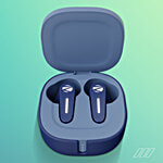 Buy Zebronics H Bluetooth Earphones - Sound Bomb 7 Blue Online at Best ...