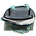 Buy Hoom Lunch Bag - With Aluminium Insulation, Check Print, Green ...