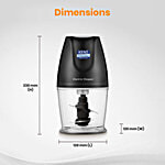 Buy kent Electric Chopper-B - 250 W, Stainless Steel Double Chopping ...