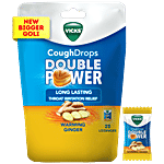 Buy Vicks Cough Drops Double Power - Warming Ginger Online at Best ...