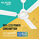 Buy Havells Fan Glaze BLDC - 120 Cm, White Online at Best Price of Rs ...