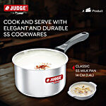 Buy Judge by Prestige Classic Stainless Steel Milk Pan Online at Best ...
