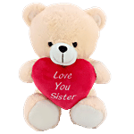 Buy Dimpy Stuff Dimpy Stuff Teddy Bear - With "Love you Sister" Quote ...