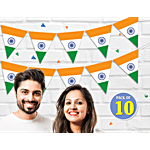 Buy Brodees Indian Flag Toran In Triangle Shape - With Thread/Thin Rope ...