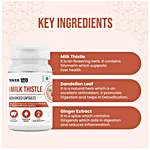 Buy Tata 1mg Milk Thistle Veg Capsule For Liver Detox, 70% Silymarin ...