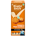 Buy Right Shift Jaggery Oats Cookies - With Almond & Seeds Online at Best Price of Rs 80 - bigbasket
