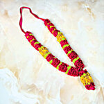 Buy Mangal Bhavan Handmade Artificial Fabric Mala Online at Best Price ...