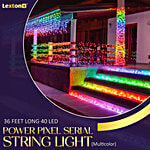 Buy Lexton 40 LED Power Pixel Serial String/Fairy Light - 36 Ft Long ...