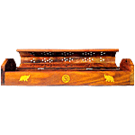 Buy Mangal Bhavan Sheesham Wood Agarbatti & Dhoop Cone Stand Online at ...
