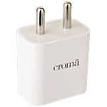 Buy Croma 20W Type C Fast Charger (Type C to Type C Cable, Apple Compatible, White) Online at ...