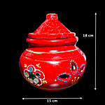 Buy House of Festivals Garba Clay Pot - For Navratri Celebration Online ...