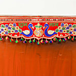 Buy eCraftIndia Shubh Labh Peacock Kalash Swastika Designer Bandarwal ...