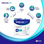 Buy Shelcal 500 Calcium+Vitamin D3 Tablet For Bones, Joints, Muscles ...