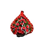 Buy Blooms Bouquets Flower Bouquet 20 Roses Checkmate Basket 1 Pc ...
