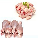 Buy Blue Nile Poultary Farm Chicken Combo Curry Cut 1 Kg Drumstick 1Kg ...