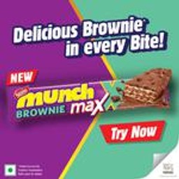 Buy NESTLE MUNCH Max Brownie Max - Coated Wafer Online at Best Price of ...
